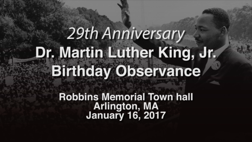 Dr. Martin Luther King, Jr. Birthday Observance 2017 - Arlington ...