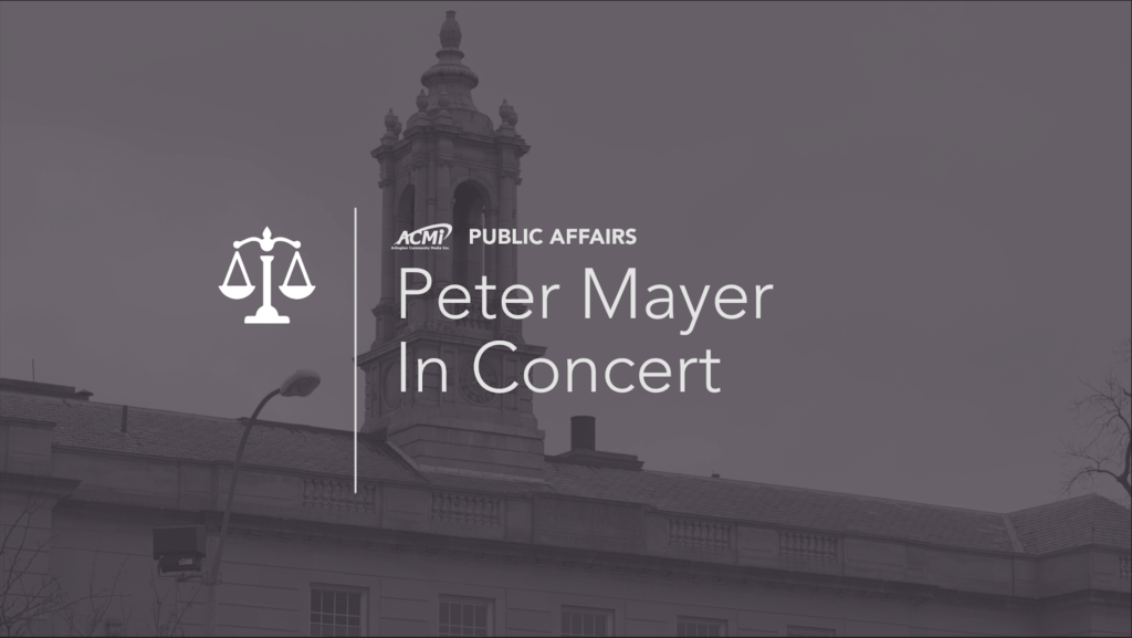 Peter Mayer in Concert Full Performance and Interview - Arlington ...