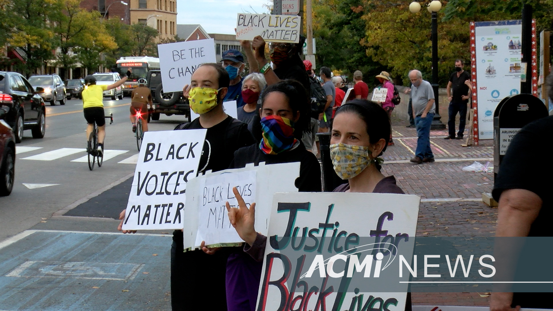 BLM Banner Protest - Arlington Community Media