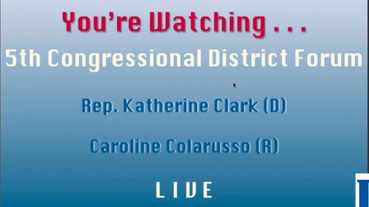 5th District Congressional Candidate Forum: Caroline Colarusso & Rep ...