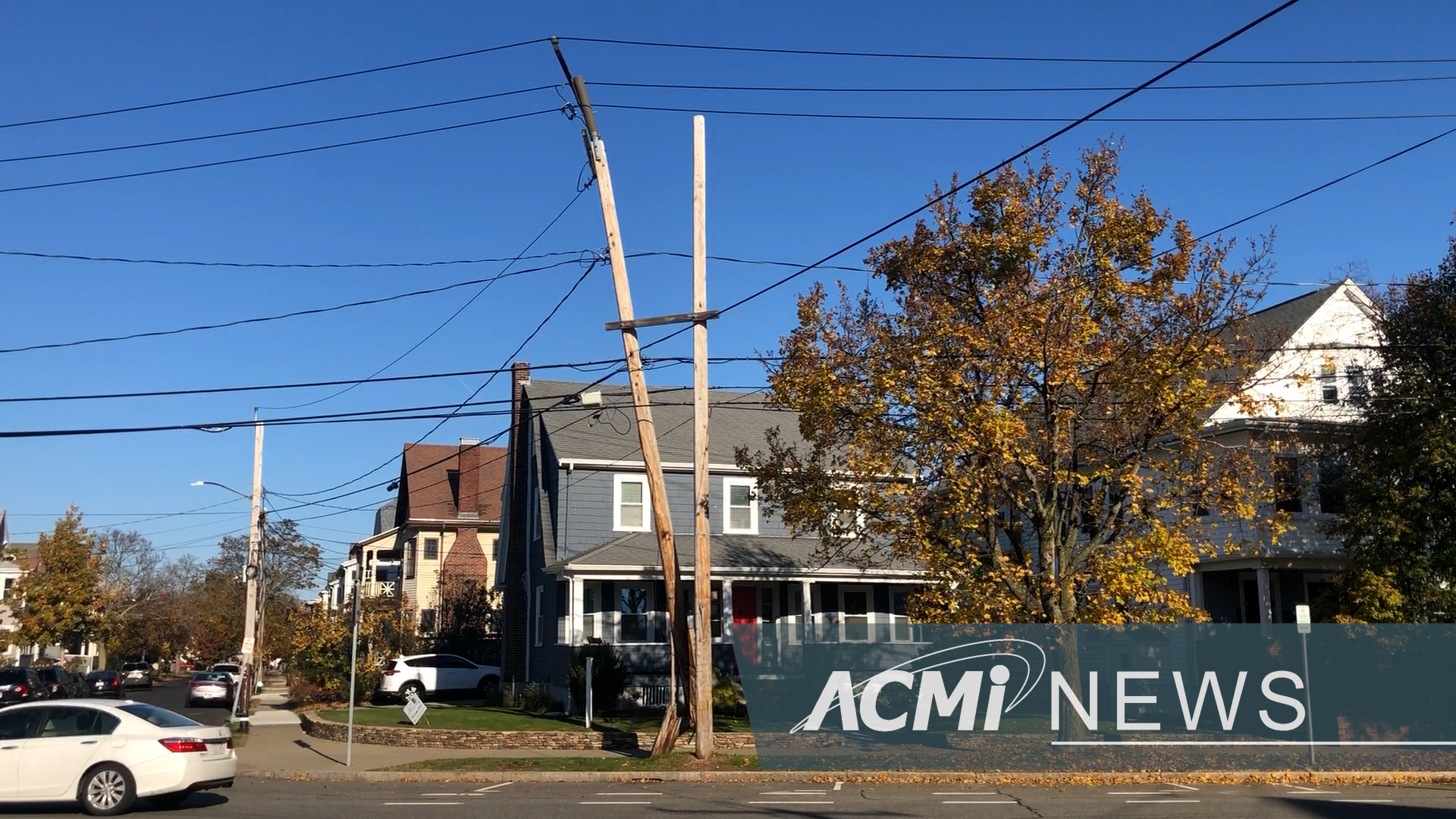 Double Utility Poles - Arlington Community Media